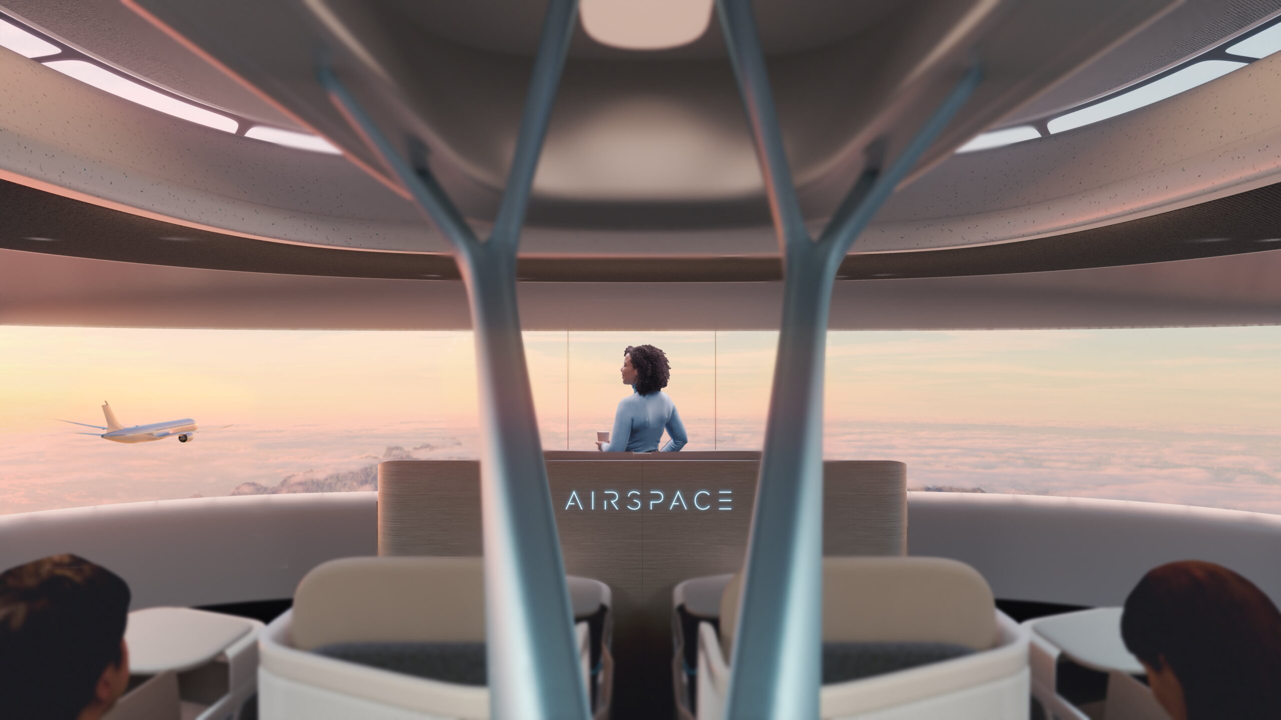 Un espectáculo celestial: La visión futurista de Airbus para sus aviones